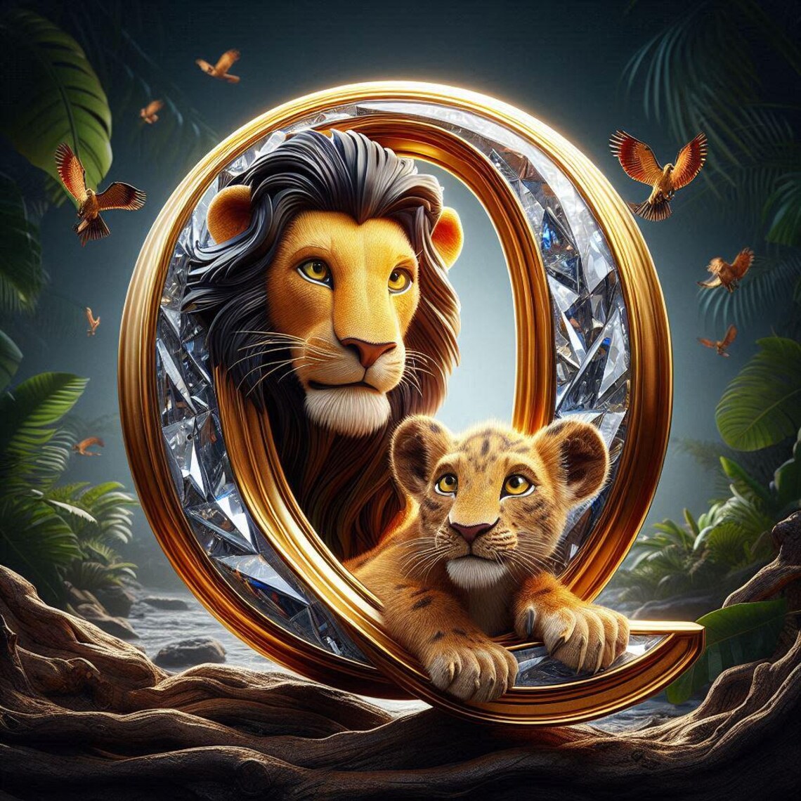 Lion Alphabet - Etsy