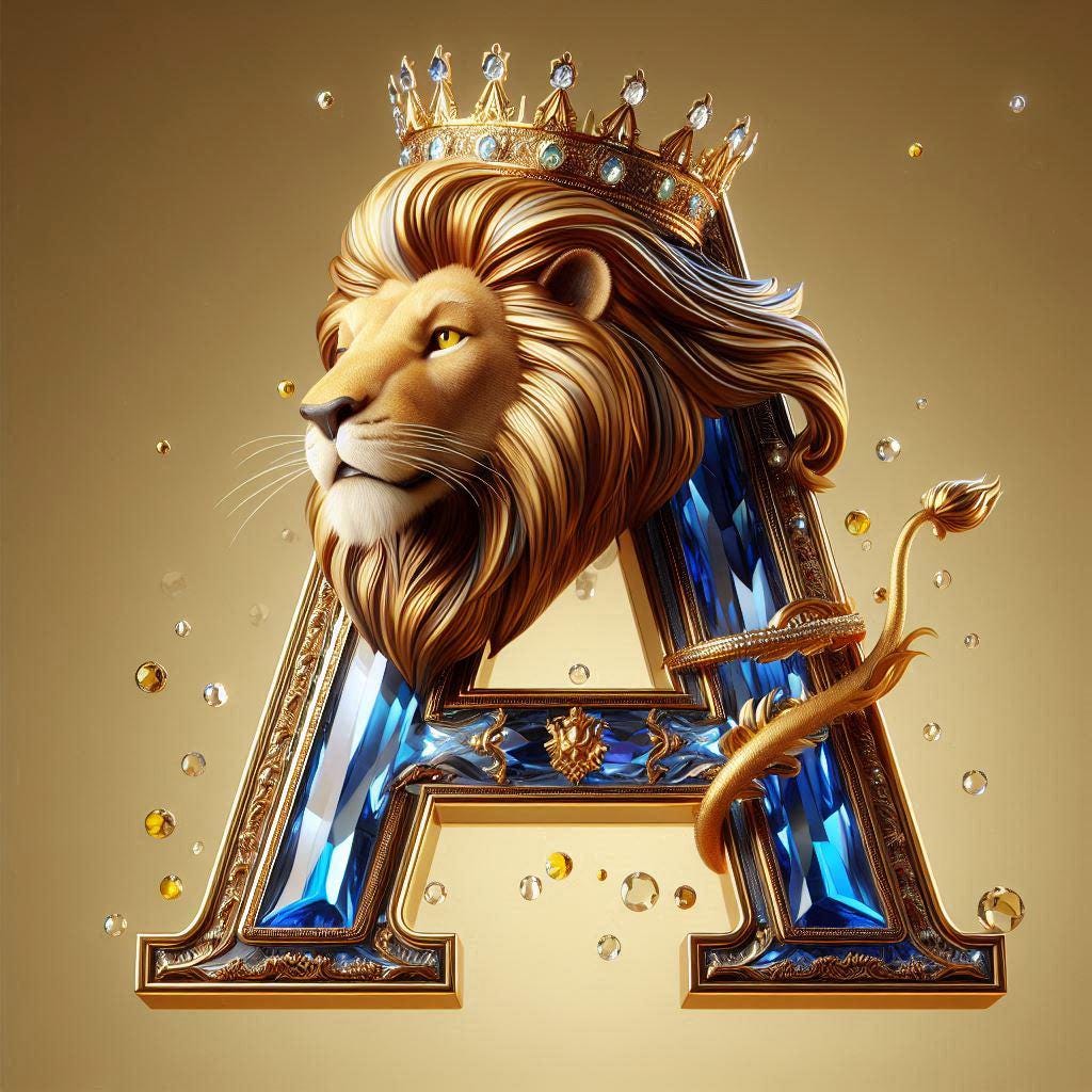 Lion Alphabet - Etsy