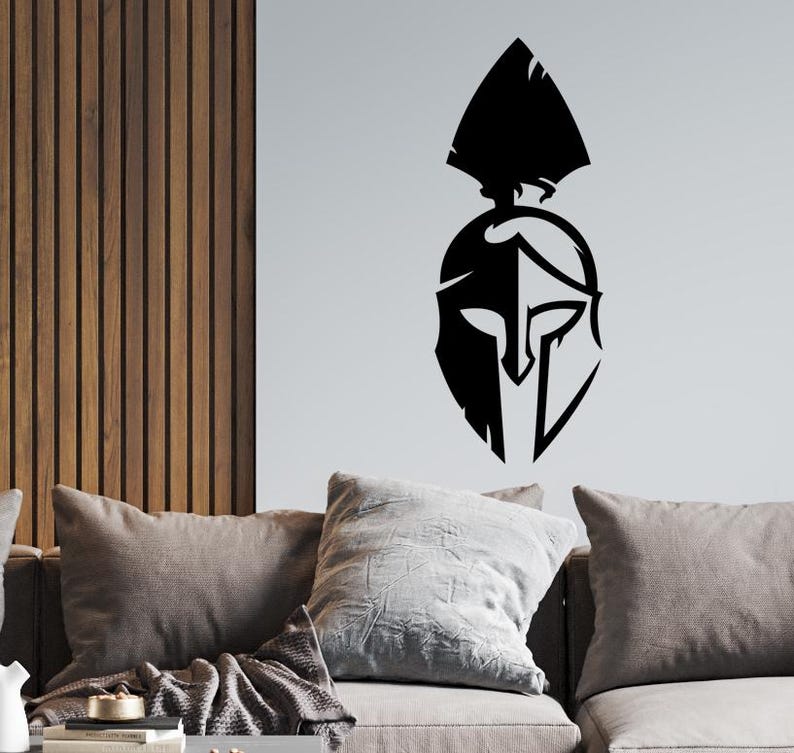 Spartan Helmet Wall Art Files ,dxf, and PDF Files,plasma Cut File,wall ...