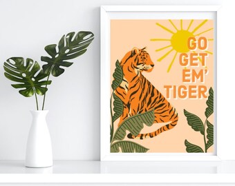 Go Get Em Tiger Digital Download - Etsy