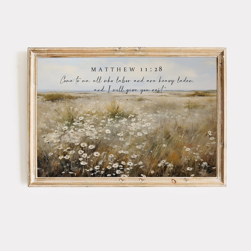Matthew 11 28 - Etsy