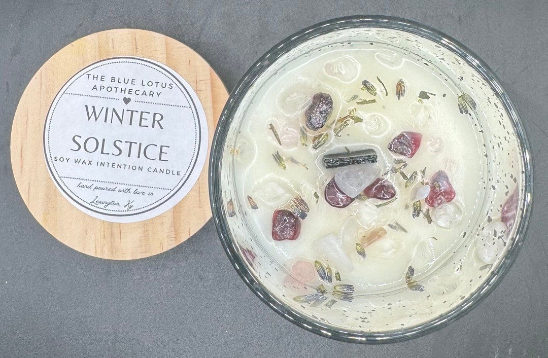 Winter Solstice Intention Candle | Reflection | Renewal | Goddess ...
