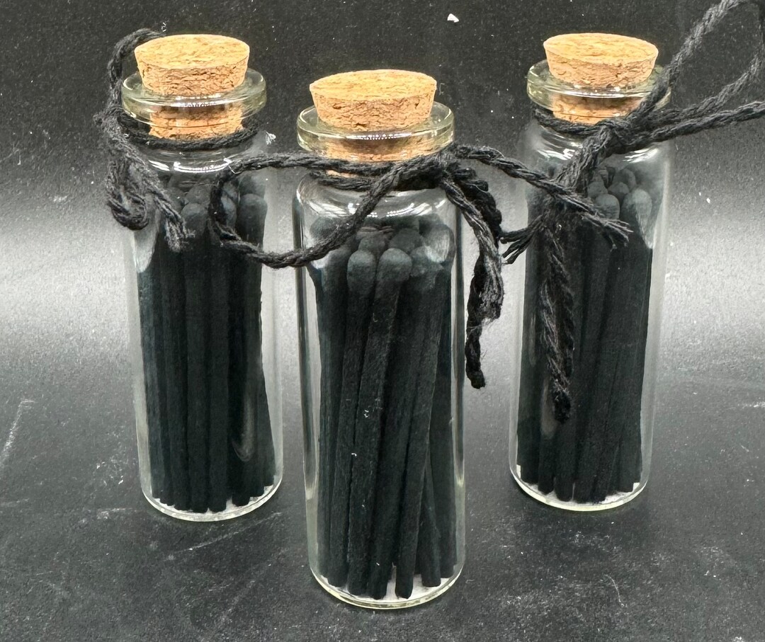 Matchstick Vial With Scratch Pad on the Bottom - Etsy