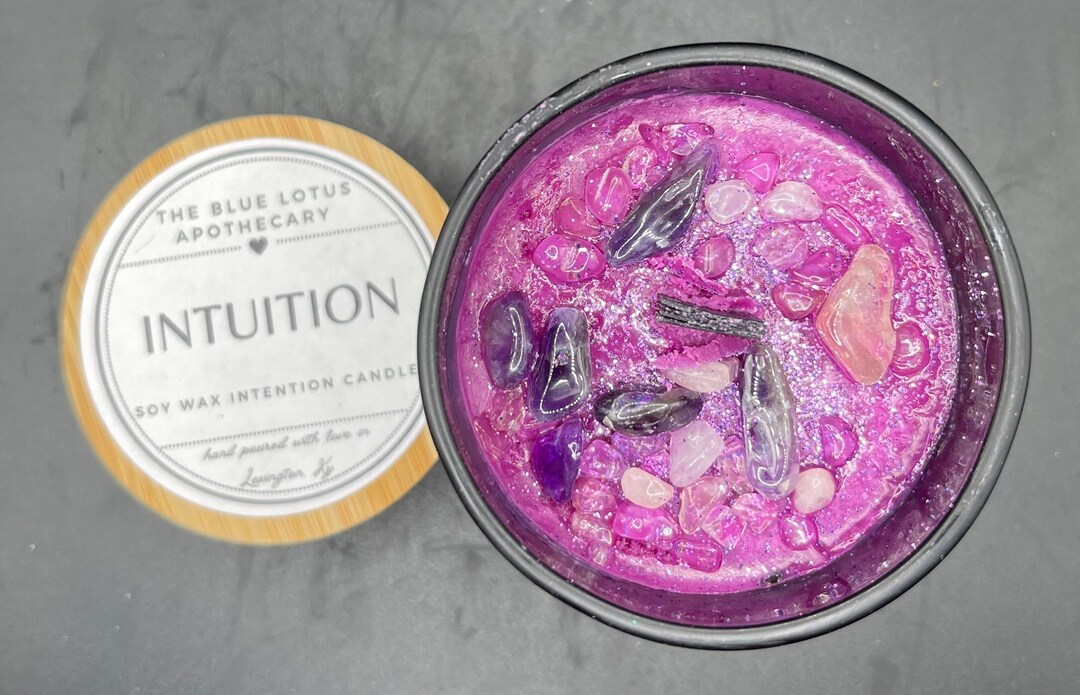 Intuition Intention Candle | Enhance Psychic Awareness | Spiritual ...