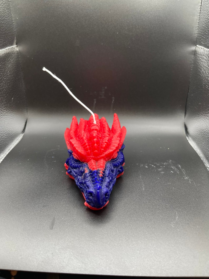 Custom Two Colored Large Dragon Head - Etsy