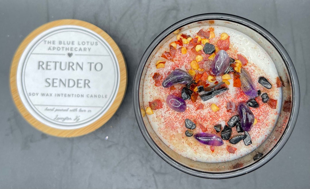 Return to Sender Intention Candle | Protection | Energy Reversal ...