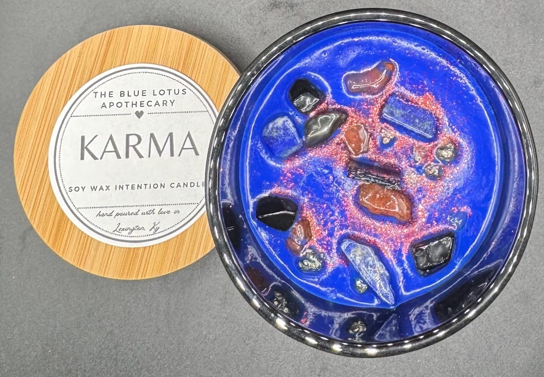 Karma Intention Candle | Release Negative Karma | Balance Energy ...