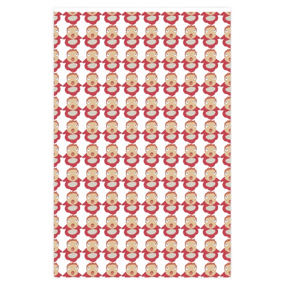 Sosuke Loves Ponyo Wrapping Paper