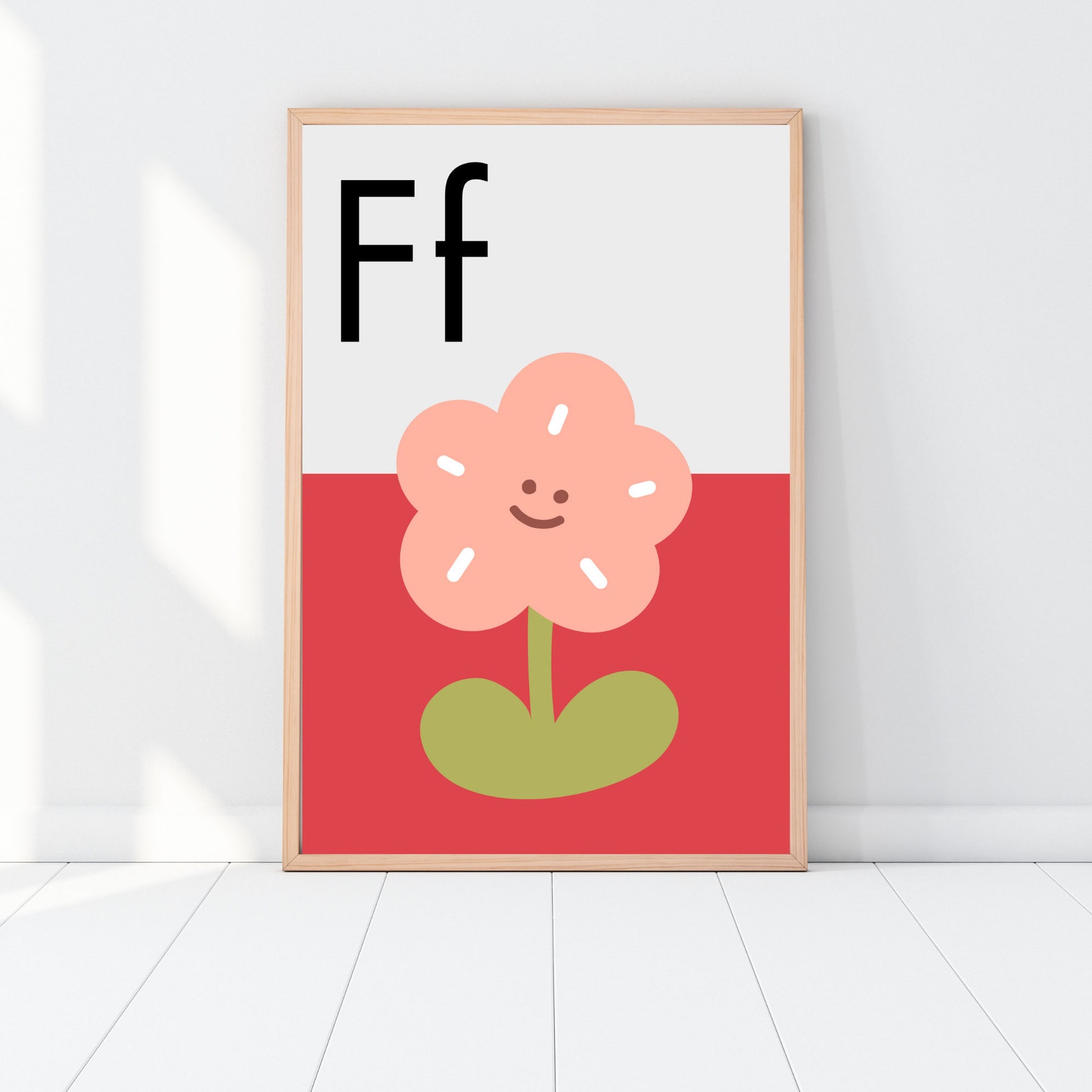 Alphabet Poster Alphabet Chart Letter F Abc Learning Abc Print Alphabet ...
