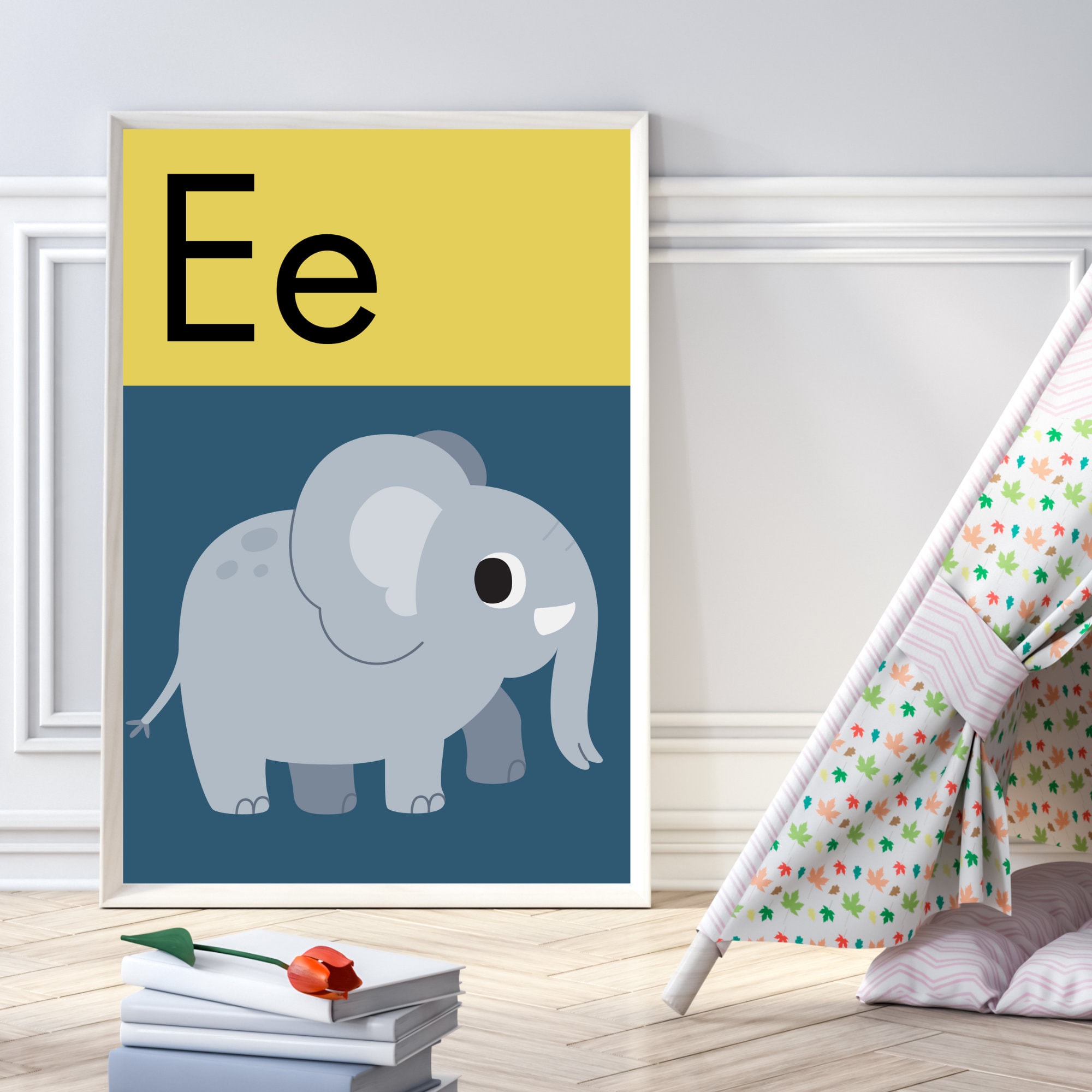 Alphabet Chart Alphabet Poster Letter E Abc Learning Abc Print - Etsy