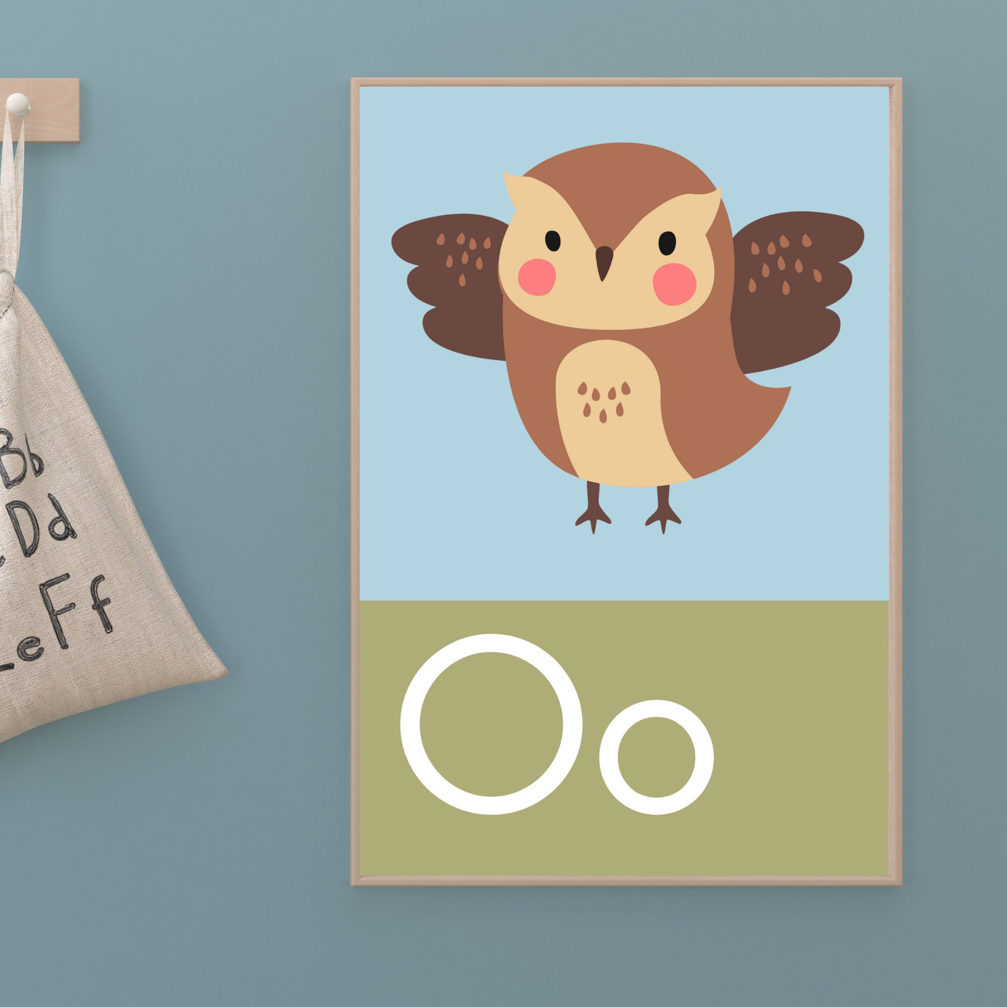 Alphabet Chart Alphabet Poster Letter O Abc Learning Abc Print Alphabet ...