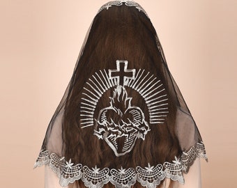 Gold Church Veil, Traditional Catholic Veil, Gold Lace Scarf - Etsy