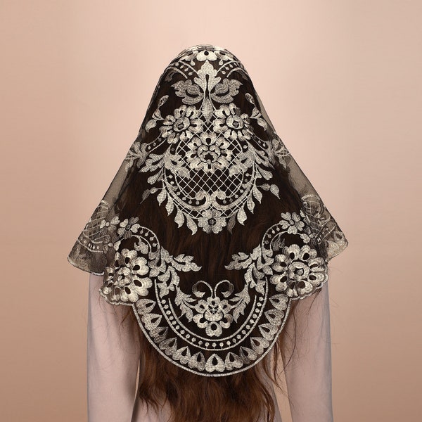 Embroidered Veil - Etsy