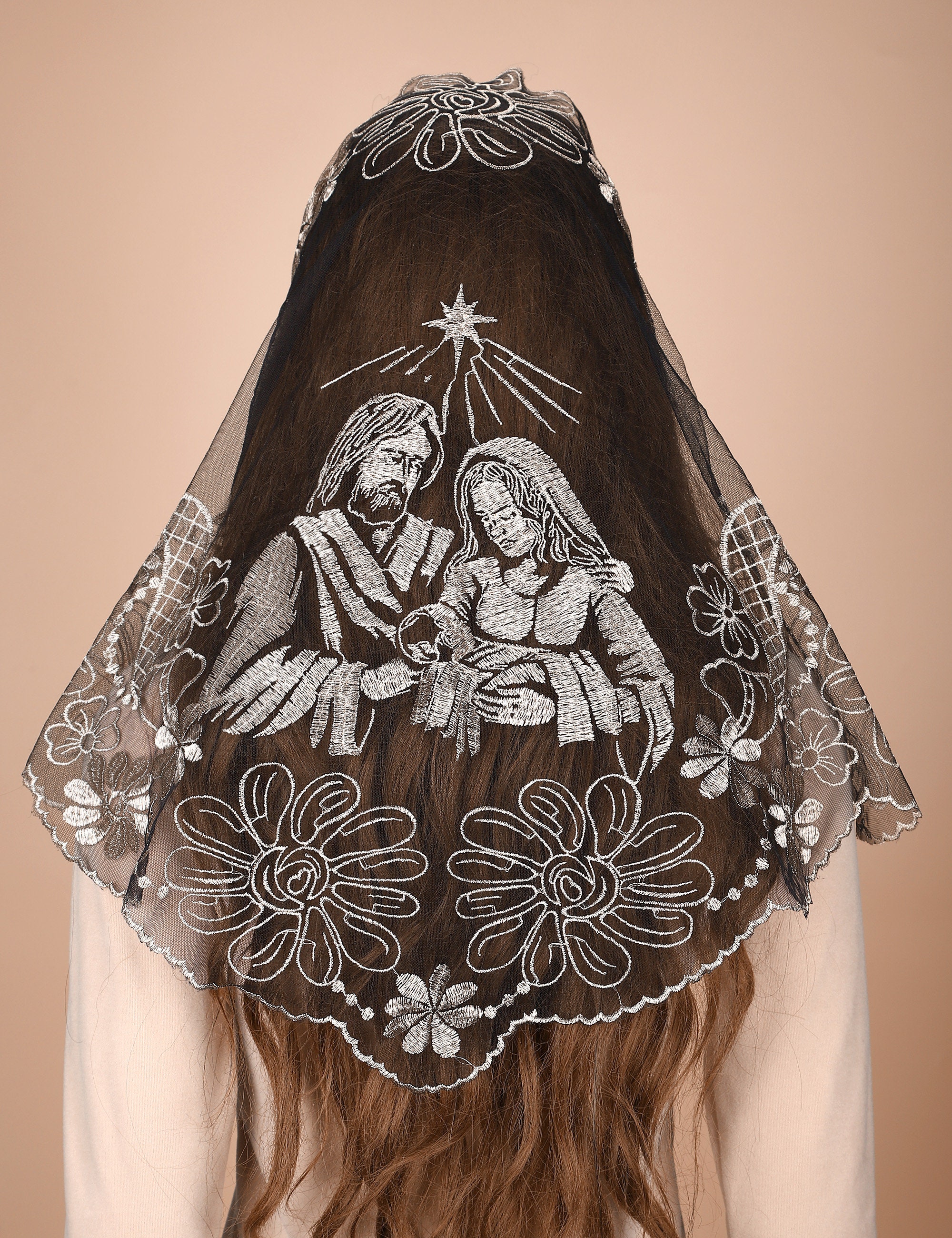 Mantveil Triangle Catholic Chapel Veil: Holy Family Sunflower ...