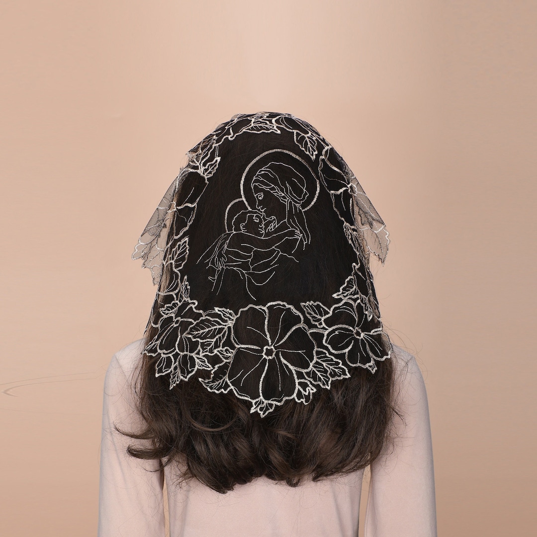 Nuevo Velo de iglesia católica, velo católico pequeño velo de masa de ...