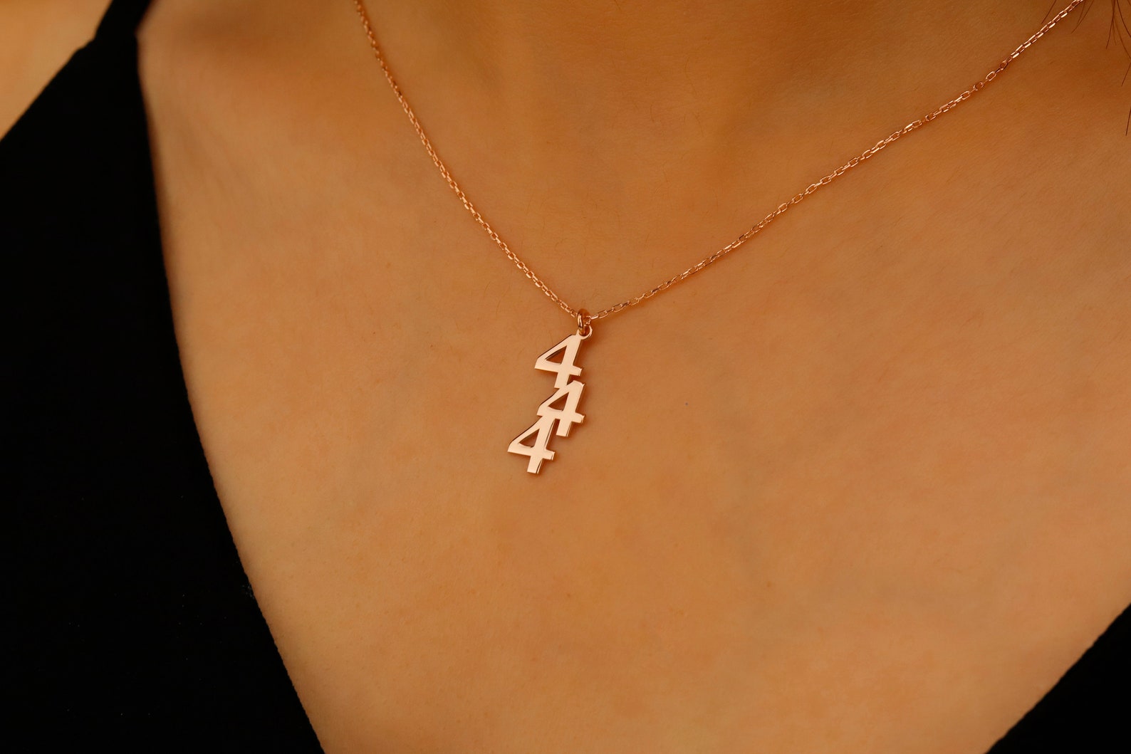 925 Silver Angel Number Necklace: Lucky Numerology Jewelry - Etsy