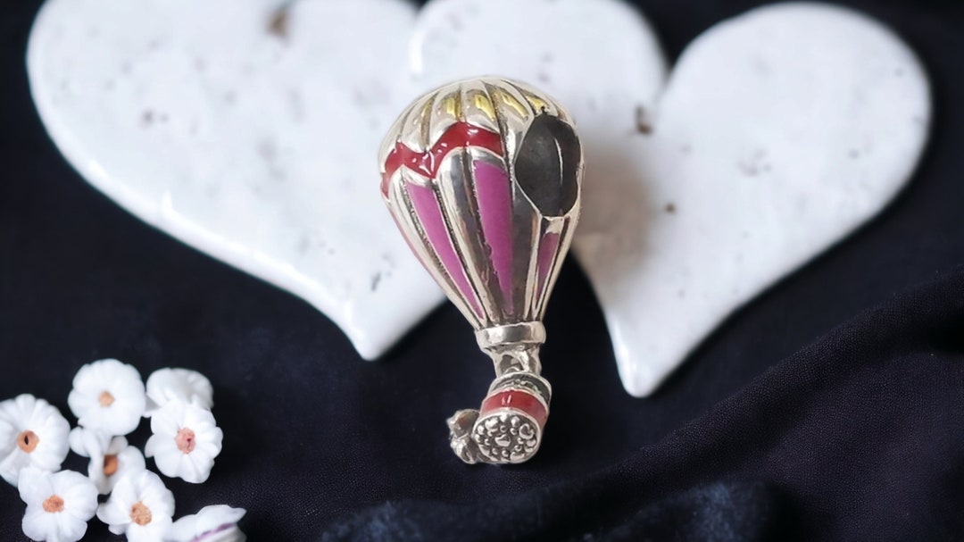 Pandora Charm Red Hot Air Balloon - Etsy