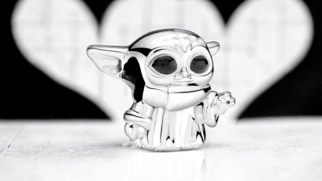 PANDORA Star Wars the Child Mandalorian Yoda Charm Pendant 799253C01 - Etsy