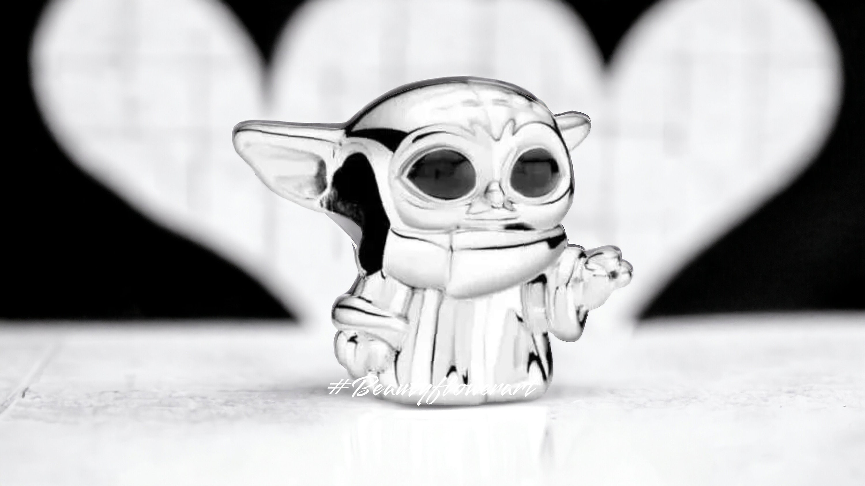PANDORA Star Wars the Child Mandalorian Yoda Charm Pendant 799253C01 Etsy