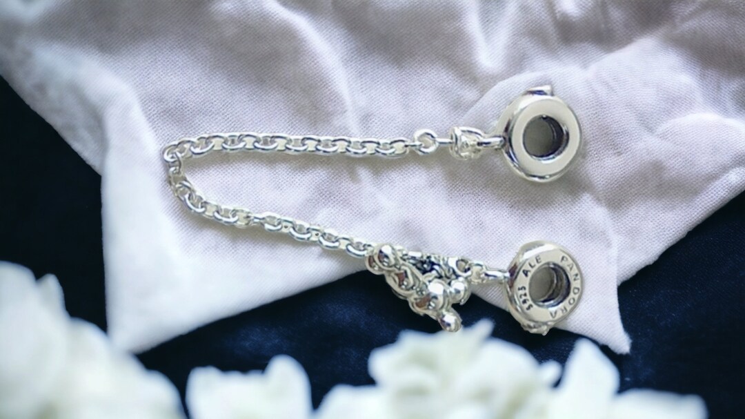 Pandora Charm Brand Genuine Disney 'climbing Mickey' Safety Chain Charm ...