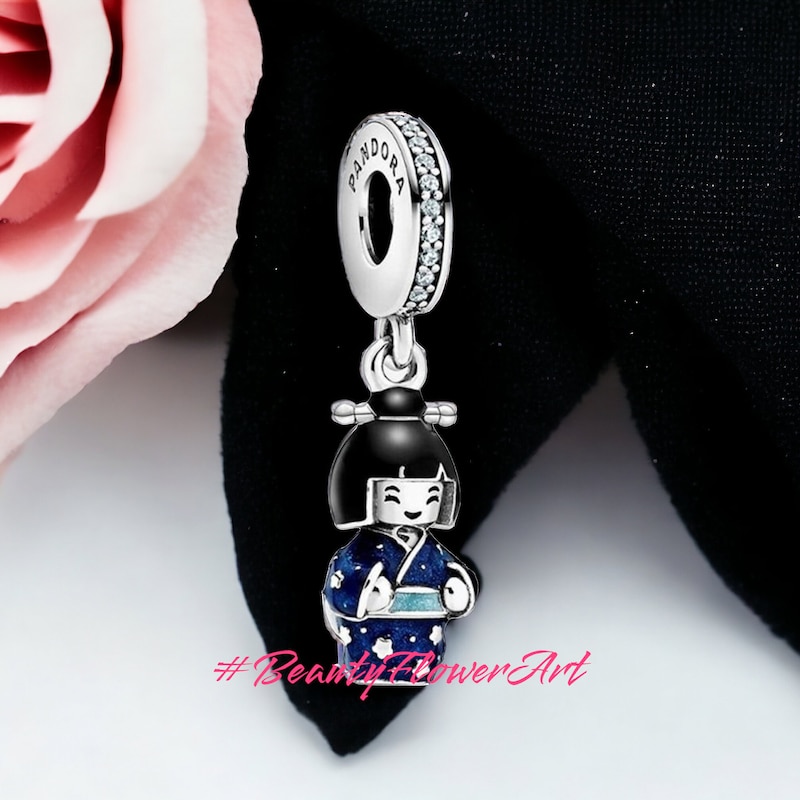 Blue Pandora Charm - Etsy