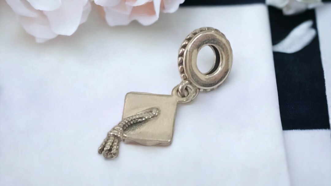 PANDORA CHARM Genuine Graduation Hard Work Pays off POUCH - Etsy