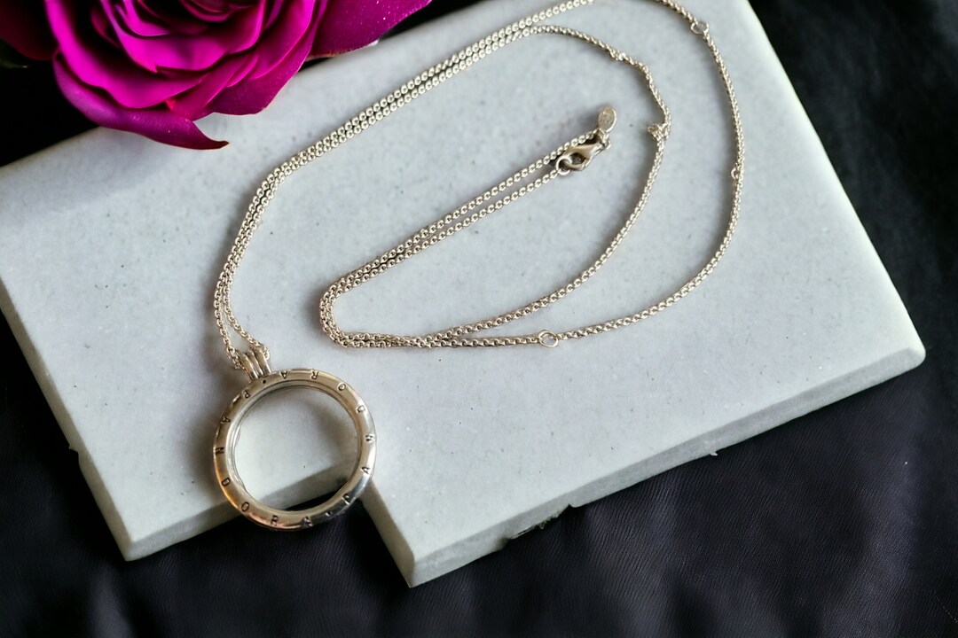 PANDORA Floating Locket Necklace Medium With Chain 60cm NEW S925 ALE - Etsy