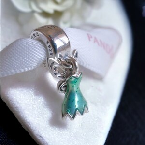 Pandora Disney's TINKERBELL Dress Charm Bead - Etsy