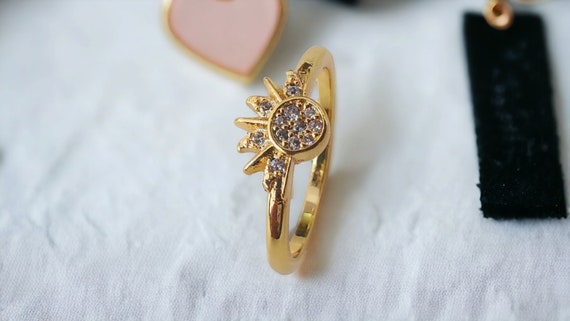 Pandora Ring Celestial Sparkling Sun Genuine Etsy