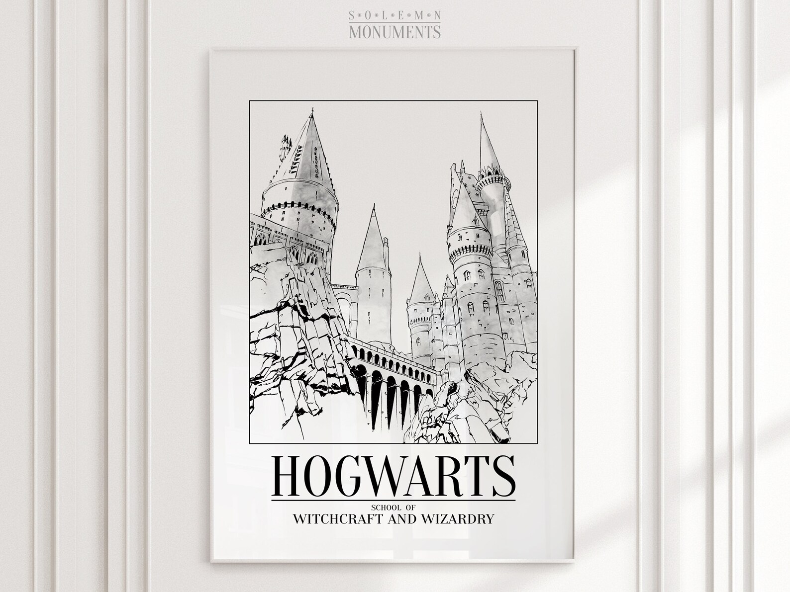 Hogwarts School of Witchcraft and Wizardry No. I - Etsy