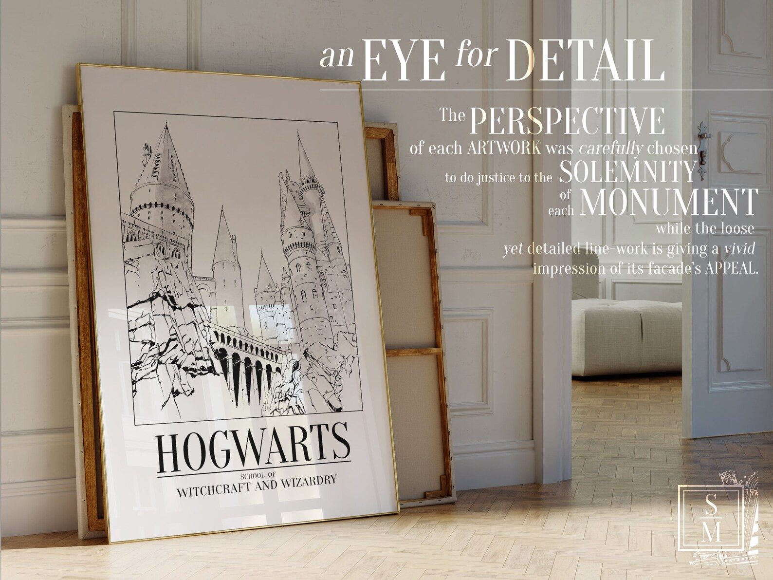 Hogwarts School of Witchcraft and Wizardry No. I Hand-drawn ...