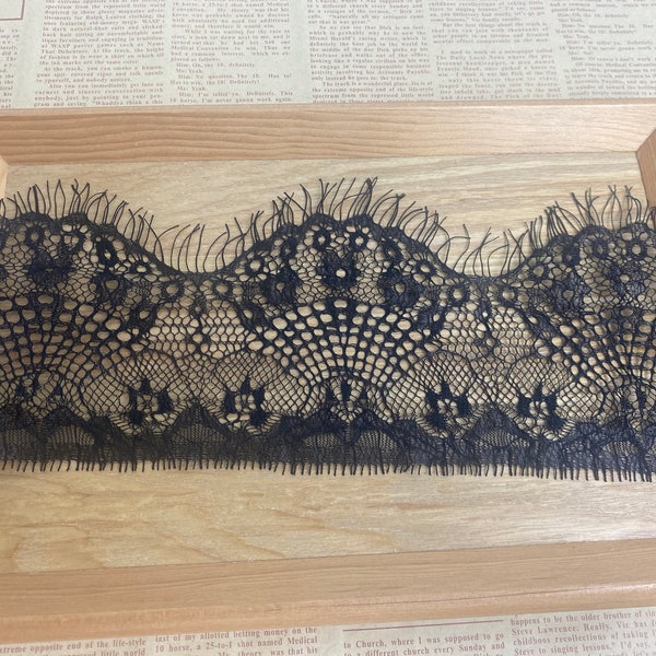 Black Lace Trim - Etsy