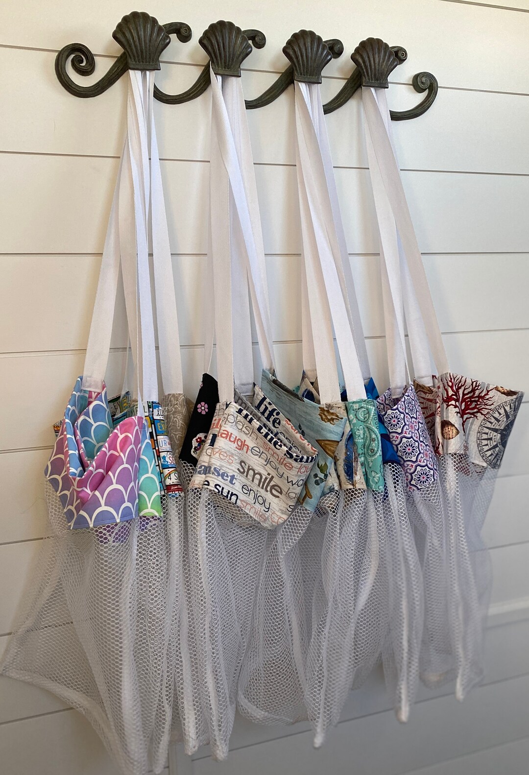 Beachcomber Bag; A Must Have for the Shell Collector. Nylon Mesh Bag ...