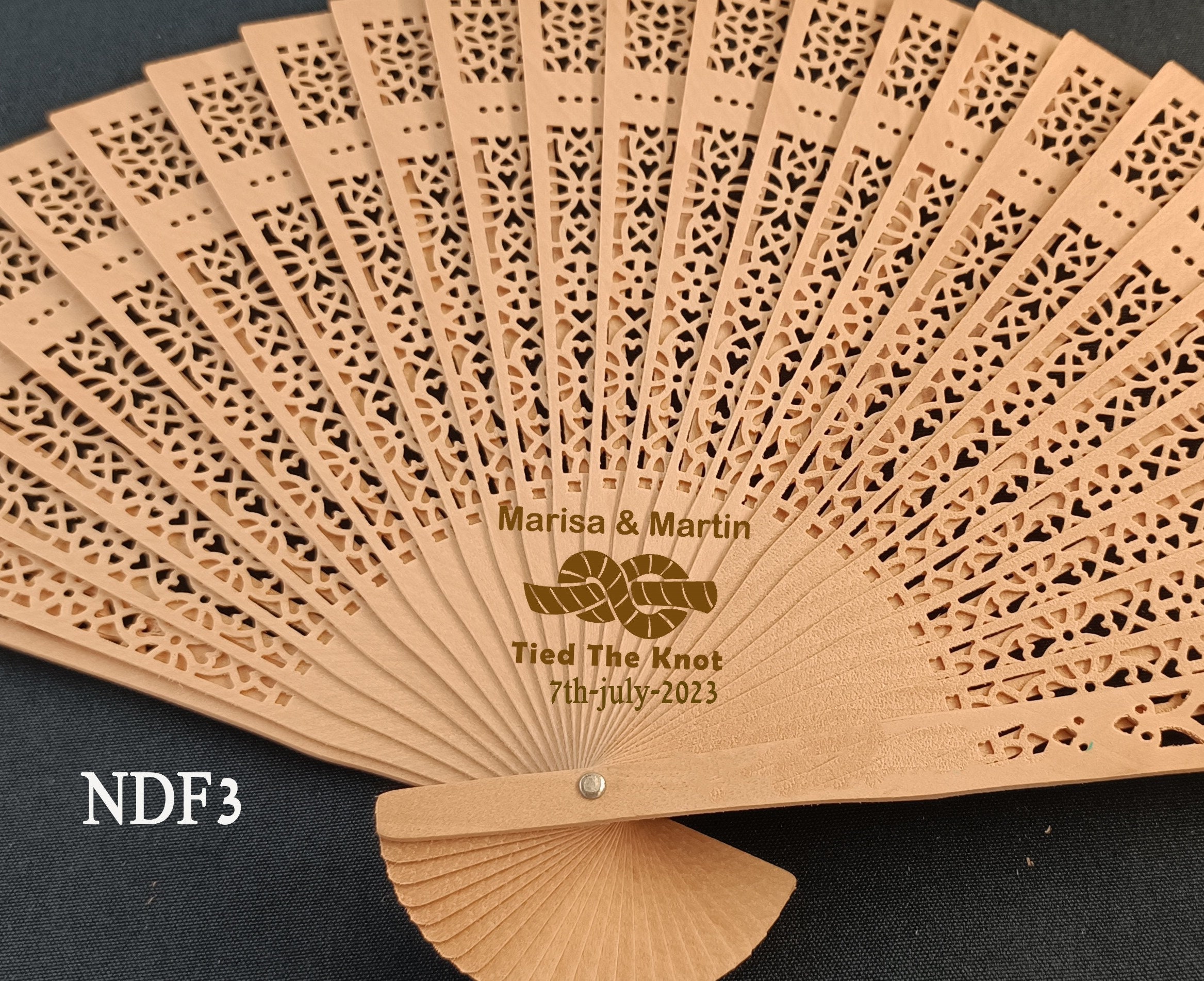 Custom Sandal Wood Fans. Wedding Fans.personalized Wedding Faovors ...