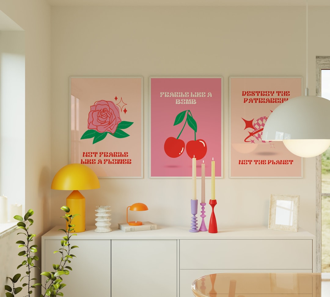 Feminist Poster, Printable Feminist Wall Art, Retro Poster Print ...