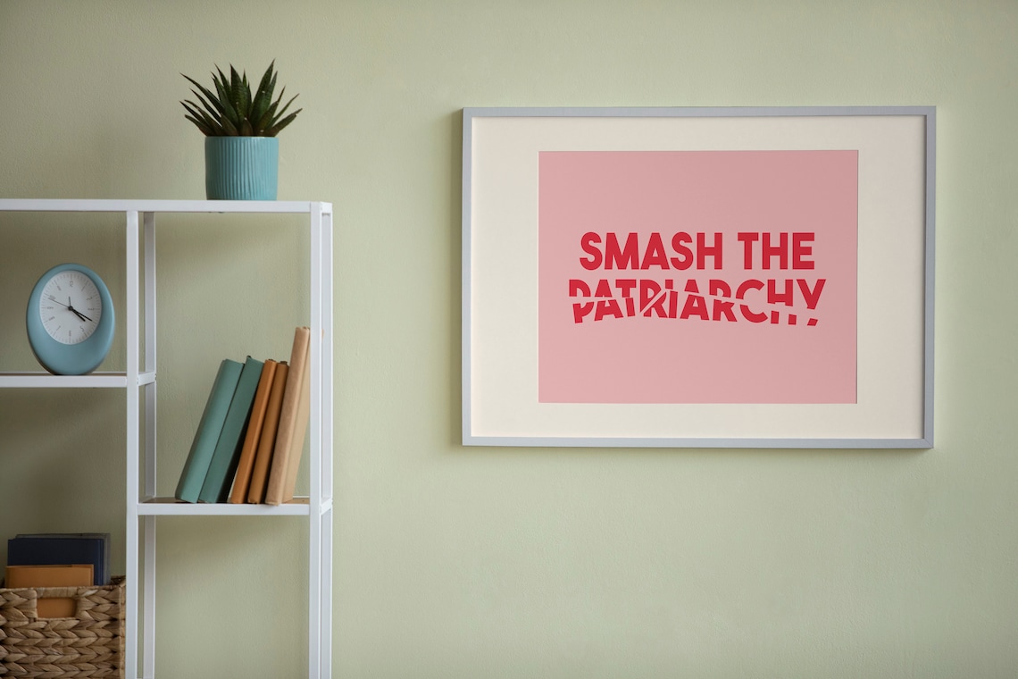 Smash the Patriarchy Feminist Poster Feminist Wall Art - Etsy