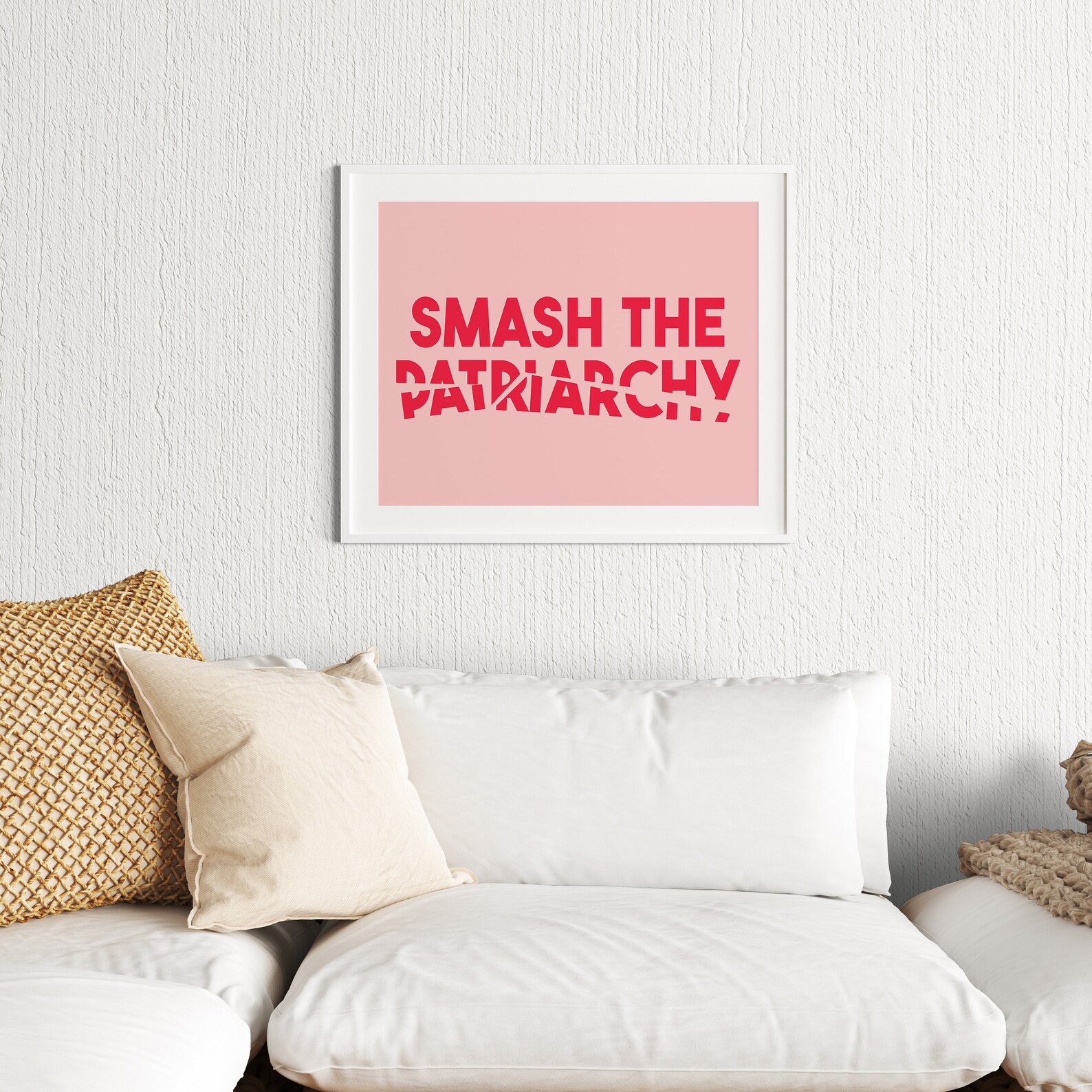 Smash the Patriarchy Feminist Poster Feminist Wall Art - Etsy