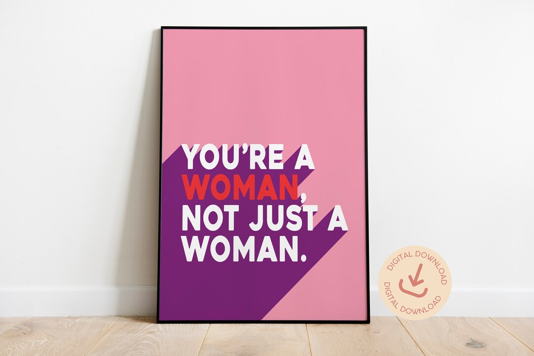 Feminist Poster Women Empowerment Poster Feminist Wall Art Feminism