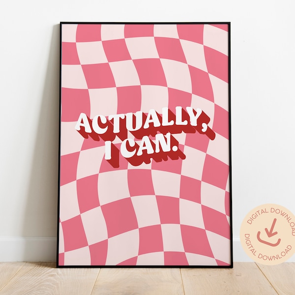 Actually I Can - Etsy