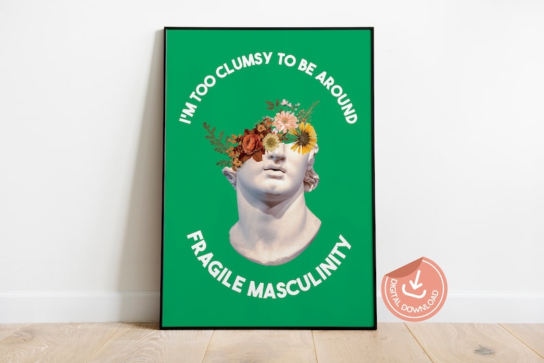 Printable Feminist Poster Feminist Wall Art Funny Feminist Art Print Feminist T Office