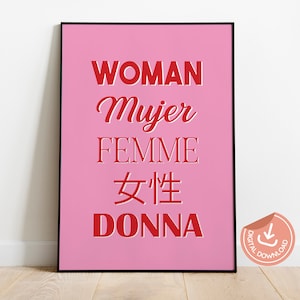 Feminist Typography Poster, Feminist Wall Art, Feminist Poster ...