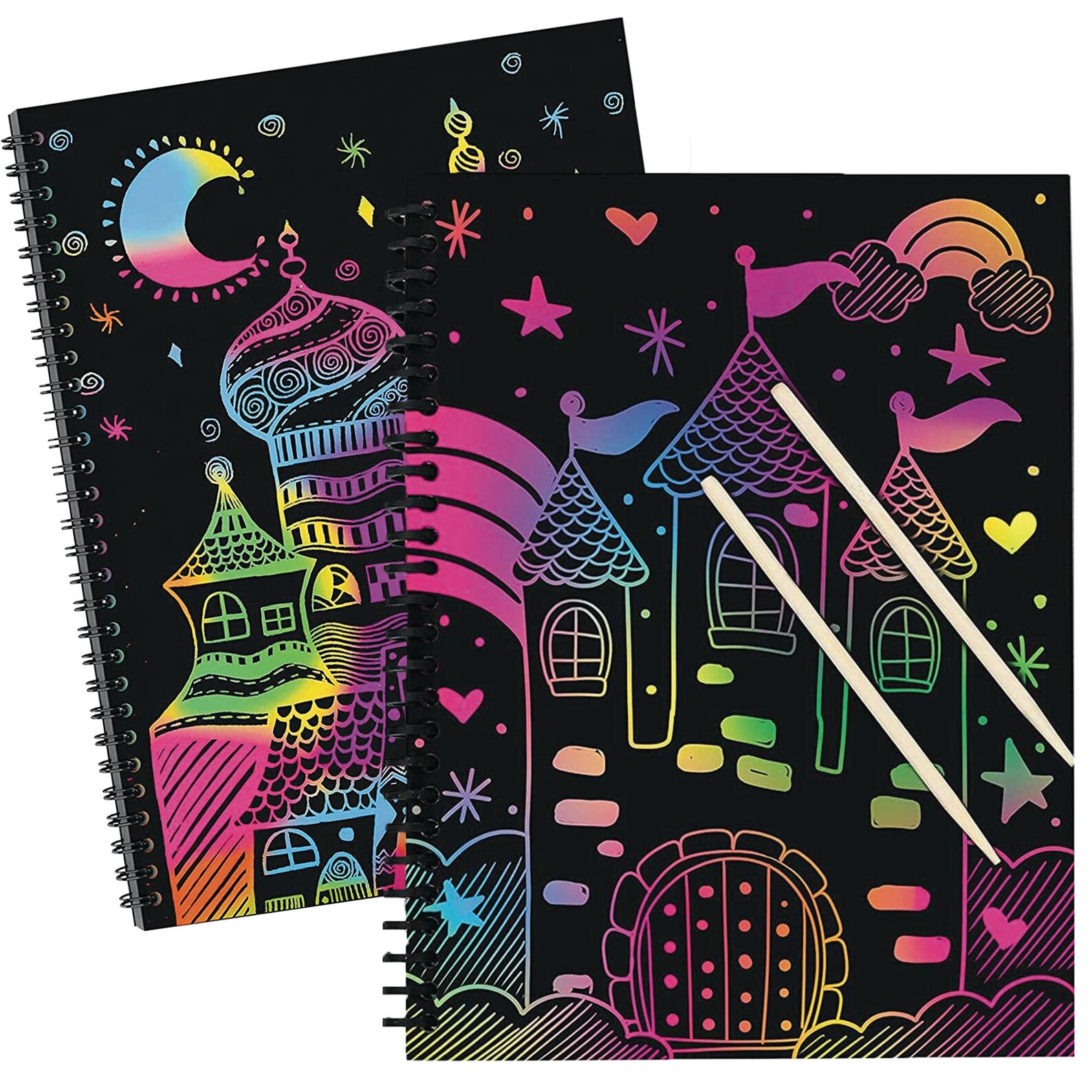 Scratch Art Book for Kids Scratch Art Set for Kids 3-12 Year Old Girls ...