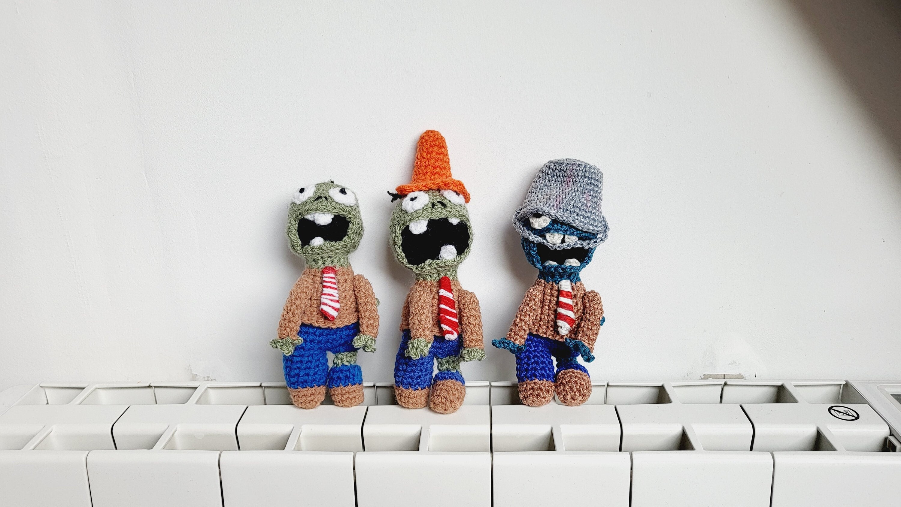 Crochet Plants Vs Zombies 16cm Zombie Amigurumi - Etsy