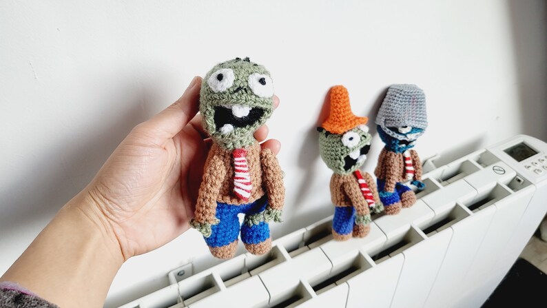 Crochet Plants Vs Zombies 16cm Zombie Amigurumi - Etsy