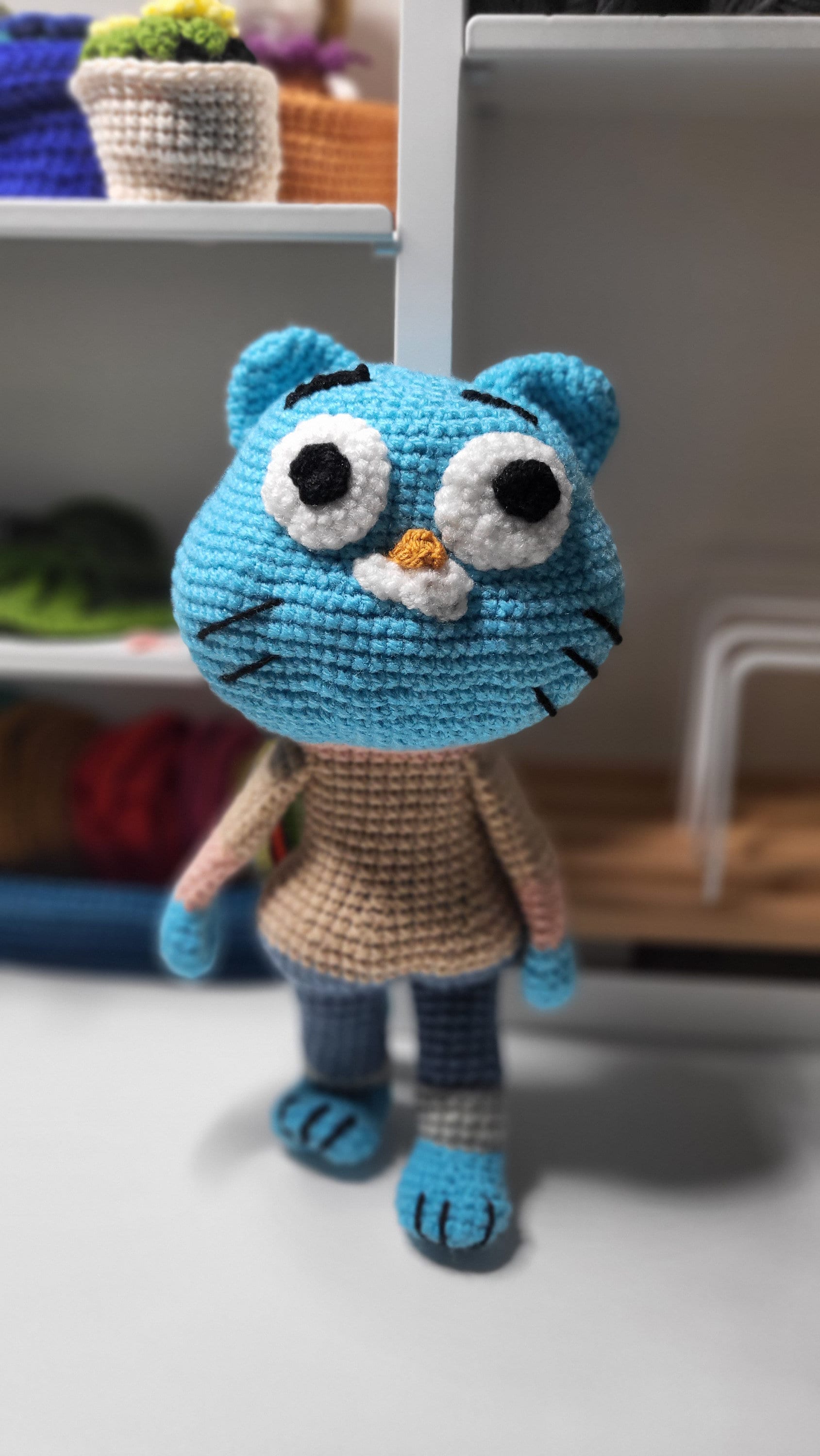 Crochet PATTERN GUMBALL Plushie " the Amazing World of Gumball" - Etsy