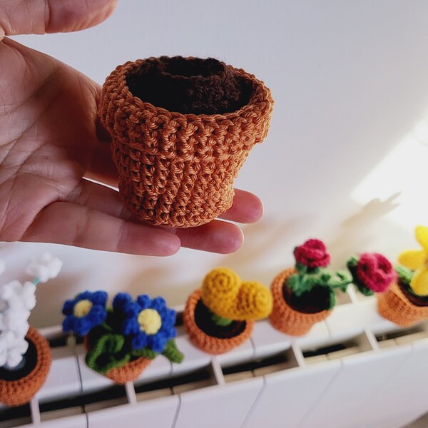 Mini Flower Pot - Etsy