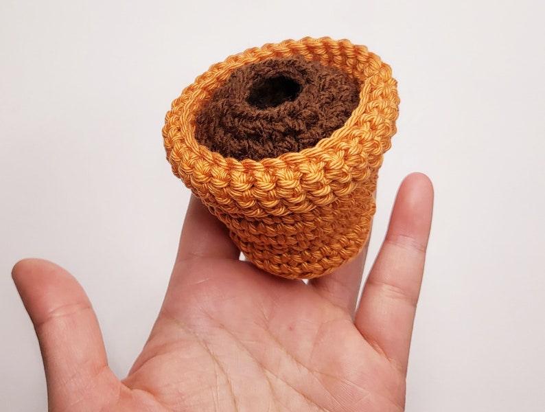 Crochet PATTERN Pot Mini Potted Flower Amigurumi - Etsy