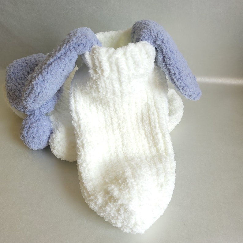 Fluffy Bunny Ears Socks Cute Animal Fuzzy Socks Women and Teen Socks - Etsy