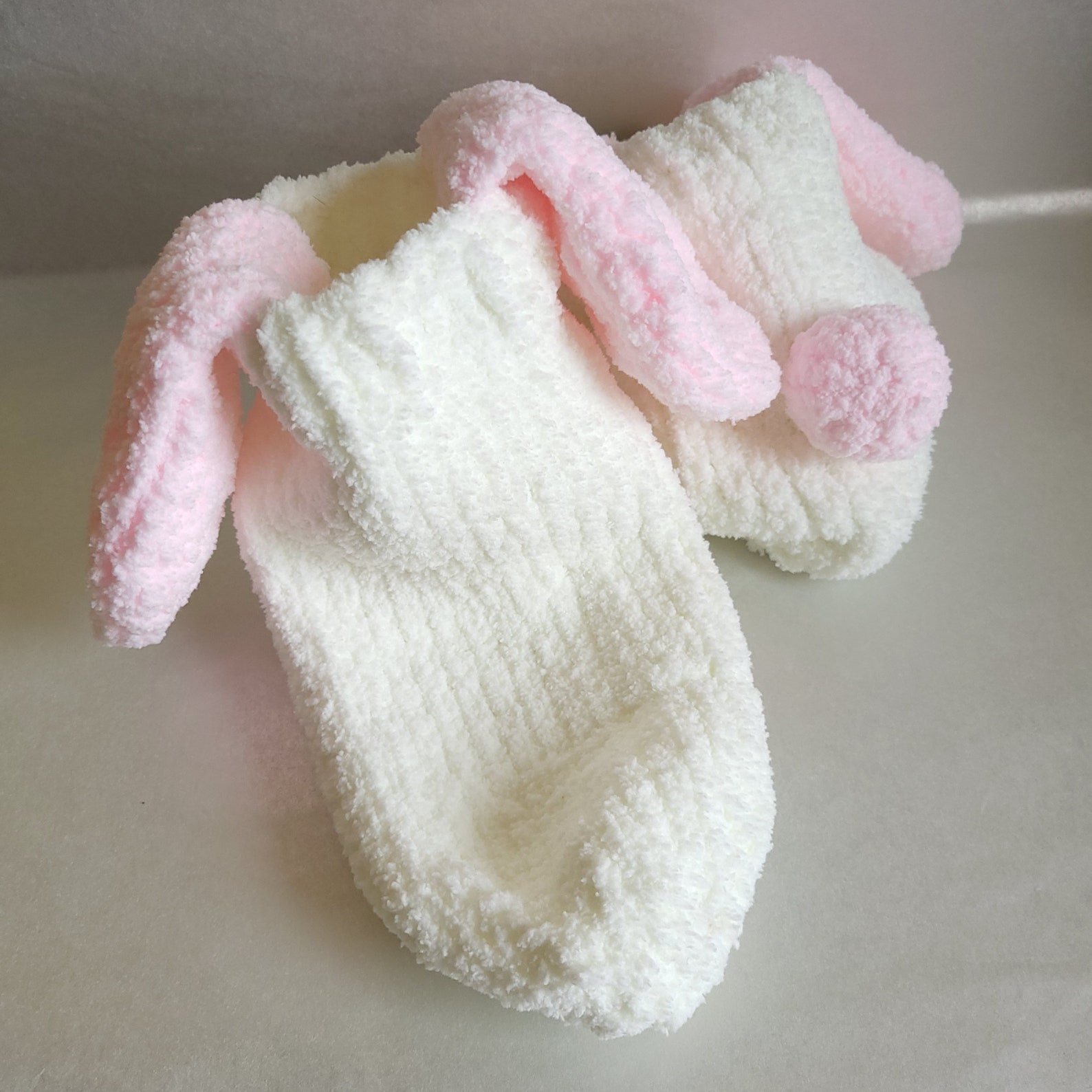 Fluffy Bunny Ears Socks Cute Animal Fuzzy Socks Women and Teen Socks - Etsy
