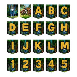 Instant Download Printable Robot Theme Birthday Party Banner | Digital ...